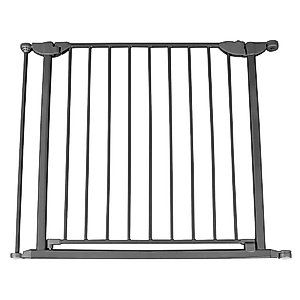 Qdos Safety Construct-A-SafeGate Extra Door Extension | Slate | Used with Construct-A-SafeGate to Create Customized Safe Spaces around Fireplaces, Large Openings, Stairways - 31.5" wide