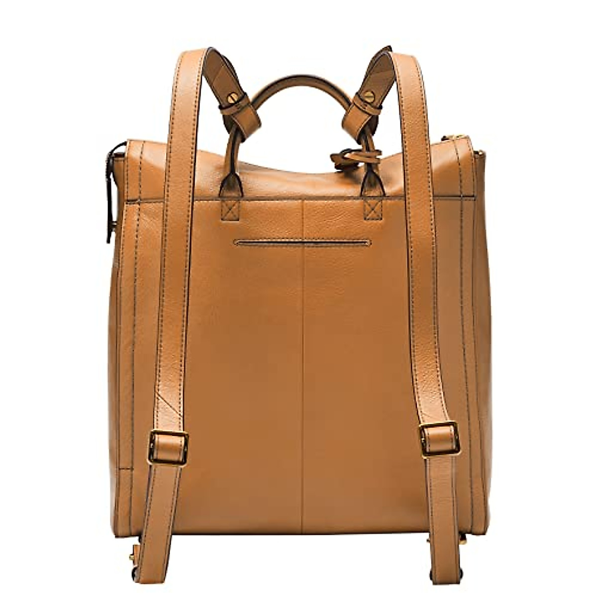 Fossil Women's Parker Leather Convertible Backpack Purse Handbag