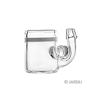 JARDLI Pollen Glass CO2 Diffuser for Aquarium Planted Tank (3/4" for Below 20 US gallons)