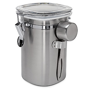 Breville BDC650BSS The Grind Control Coffee Grinder (Stainless Steel) with Stainless Steel Coffee Canister Bundle (2 Items)