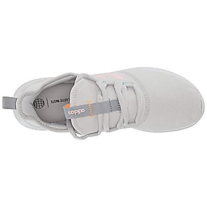 adidas Women's Casual Running Shoe, Dash Grey/Clear Pink/Flash Orange, 6.5