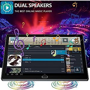 Android 11.0 Tablet 10 in,2 in 1 Tablet PC,4GB RAM 64GB ROM 256GB Expandable,Wi-Fi, Octa-Core Processor Google Certified Tablet with Keyboard 13 MP Camera 4G Cellular Dual Sim Tablet