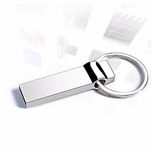 USB Flash Drive High-Speed Data Storage Thumb Stick Store Movies Picture U Disk for PC Phone Tablet Computer (Silver 4GB)