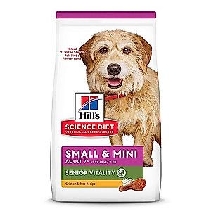 Hill's Science Diet Adult 7+ Senior Vitality Small & Mini Dry Dog Food, 12.5 lb. Bag