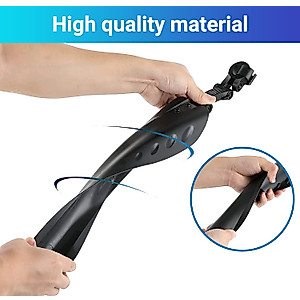 Winmoom Adjustable Bike Fender Set for 22"/24"/26"/27.5"，3 Parts-Universal Full Cover Thicken Widen Bicycle Mudguard Set Front/Rear Mud Guards Fit for MTB Mountain Road Bike