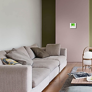 Suuwer Non-Programmable Thermostats for Home 1 Heat/1 Cool Single-Stage Systems (Green Backlight)