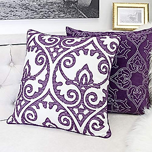 Homey COZY 82018-Aria Accent Pillow, Single, Purple