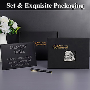 Funeral Guest Book For Memorial Service ,Funeral Sign In Book for guests,Hardcover Funeral Guest Books Celebration of Life,In Loving Memory Guest Sign In Book for Funeral,Total 88 pages for 280 Guests