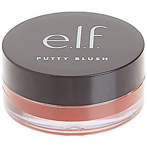 e.l.f. Putty Blush, Creamy & High-Pigment Formula For A Natural Glow, Delivers A Semi-Matte & Powder Finish, Vegan & Cruelty-Free, Bali
