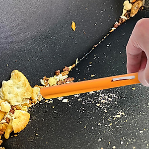 Ciieeo Restaurant Crumb Sweepers for Servers - 2pcs Stainless Steel Crumb Scraper Table Crumb Sweepers Bread Crumber Cleaner for Tablecloths in Restaurants and Home