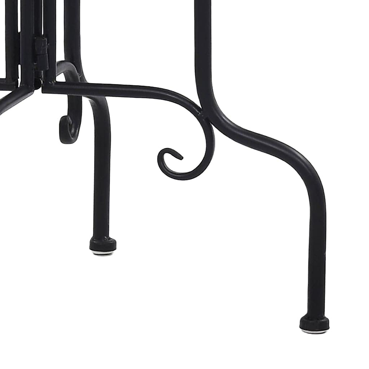 KTHLBRH (Fast Shipments) Plant Stand, Flower Pots Shelf Rack, Plant&Planter Display for Living Room, Balcony,Bedroom and Patio Garden Mosaic Side Table Terracotta and White Ceramic