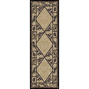 Rustic Lodge Wooded Pine Cone 8x10 Area Rug, 7'10x9'10