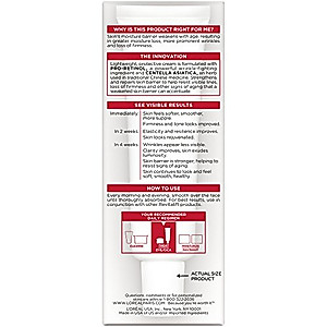 L'Oreal Paris Revitalift Cicacream Anti-Aging Face Moisturizer with Centella Asiatica for Anti-Wrinkle and Skin Barrier Repair, Fragrance Free, Paraben Free, 1.7 fl; oz.