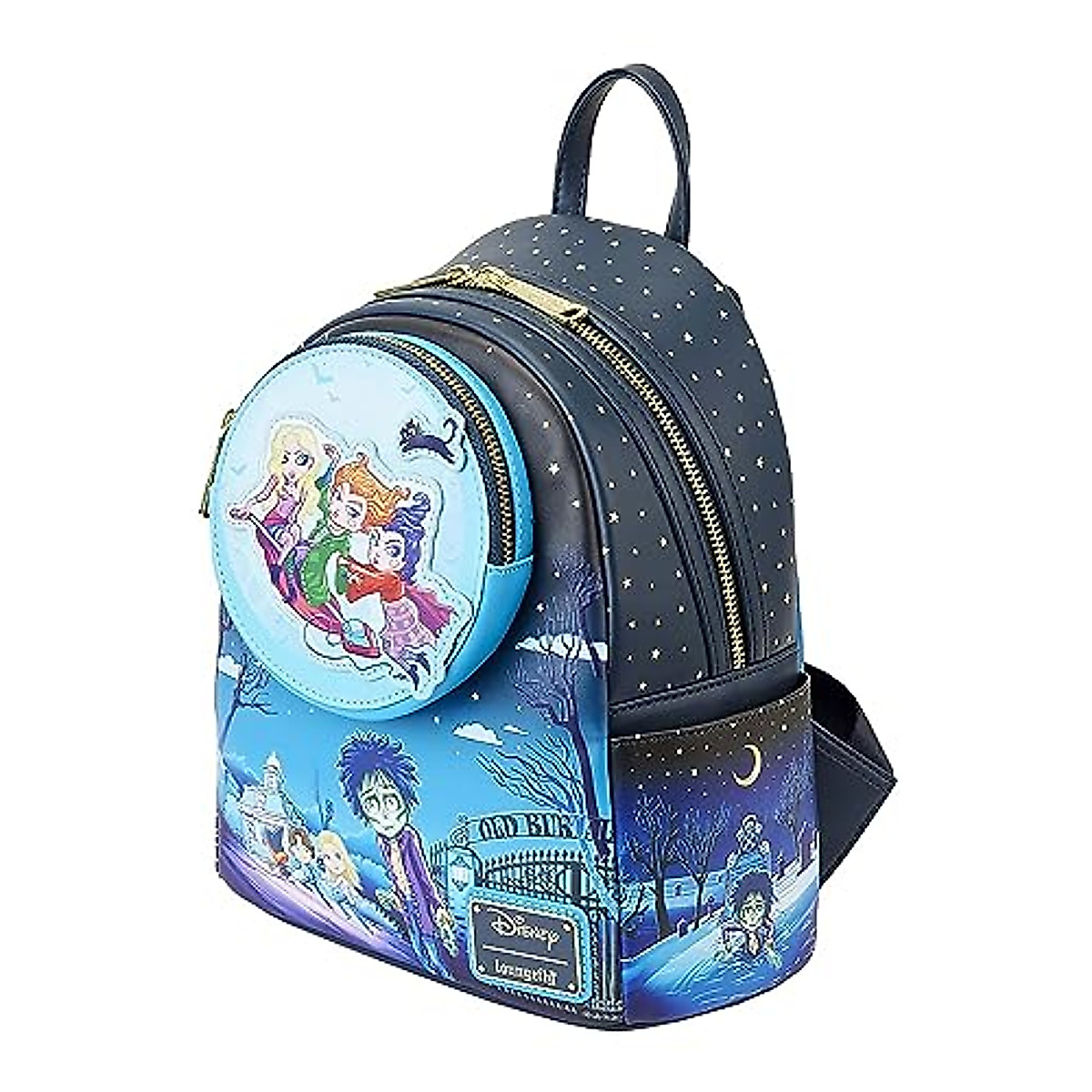 Loungefly Hocus Pocus Poster Glow Double Strap Shoulder Bag