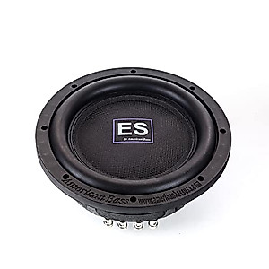 American Bass XD ES 1244 12 Inch Dual 4 Ohm Voice Coil 1500 Watt Max Power Subwoofer Speaker w/ 65 Ounce Magnet & Carbon Fiber Non Pressed Paper Cone