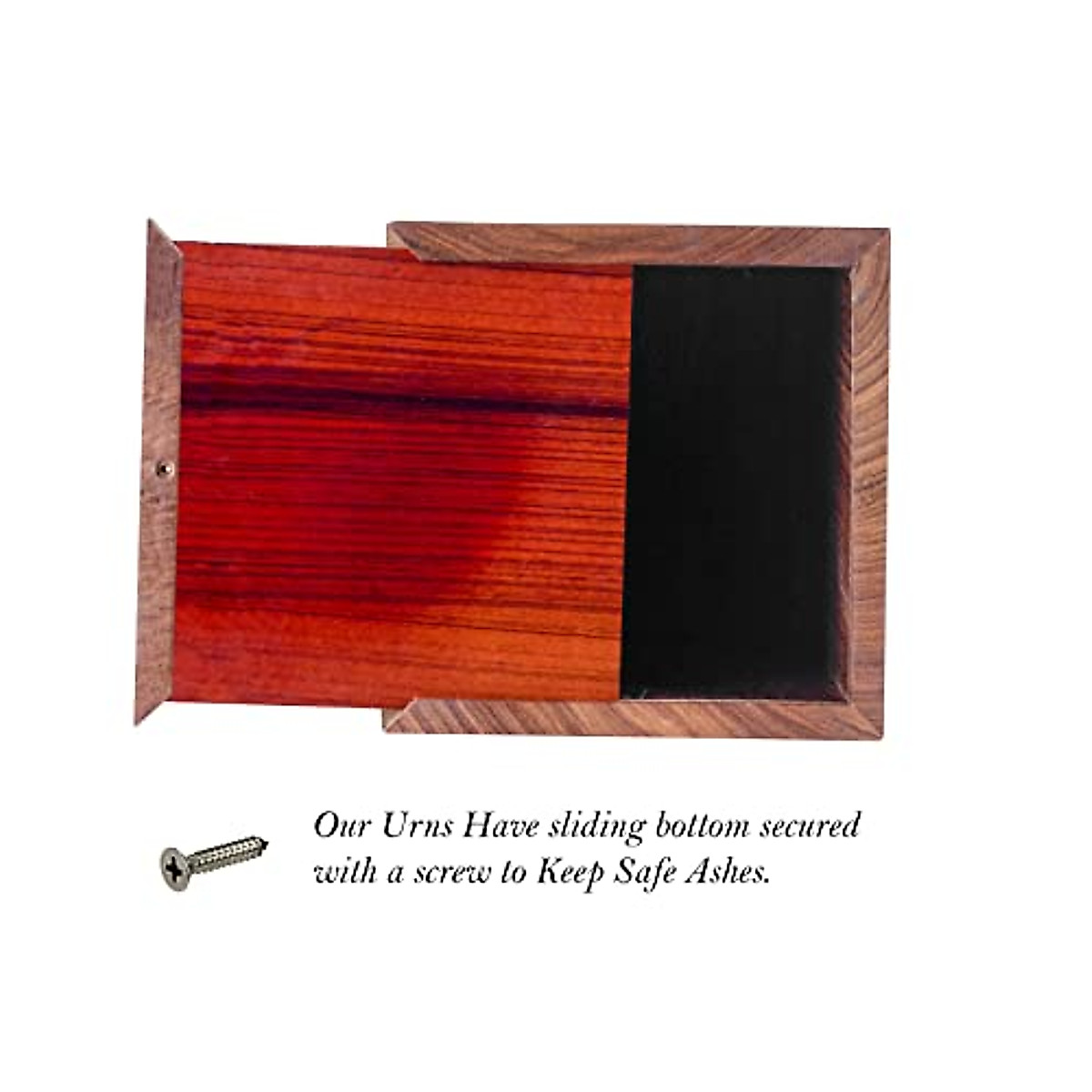 Wooden Urns for Ashes Adult Male or Female - Funeral and Memorial Cremation Urns for Human Ashes up to 250 lbs