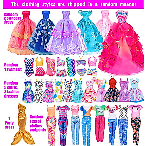 ebuddy 105 Pcs Doll Closet Wardrobe Set Closet Playest Toys Doll Clothes and Accessories for 11.5 Inch Girl Doll Including Wardrobe,Shoes Rack,Dress,Shoes Hangers,Necklace (No Doll)