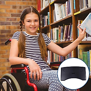 Healifty Wheelchair Tray Wheelchair Lap Tray Table Wheelchair Desk Universal Trays Desk for Manual Powered or Electric Wheelchairs 1Pcs