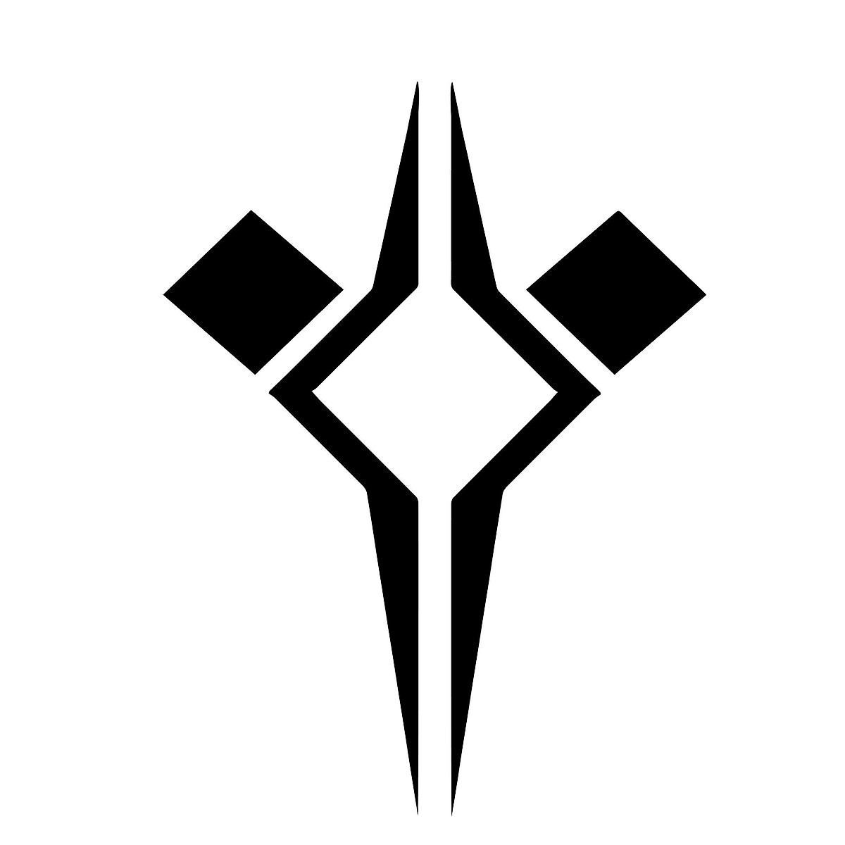 Ahsoka Tano Vinyl Decal sticker in Black