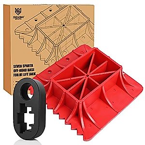 SEVEN SPARTA Base Stand & Handle Keeper Compatible with Hi Lift Jack Accessories Handle Bar Protector