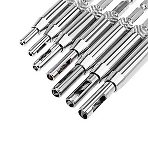 GORCHEN Center Drill Bit Set Self Centering Hinge Hole Drilling Tool Kit Woodworking Hinge Drilling Assortment 5 Sizes 7 Pcs