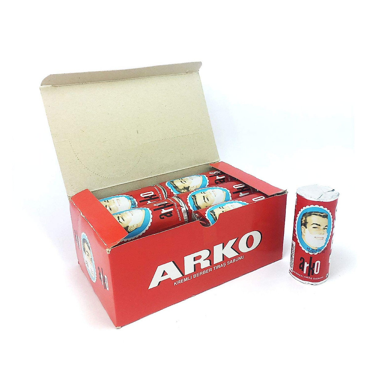 Arko Shaving Cream Soap Stick - 12 Pieces by EVYAP