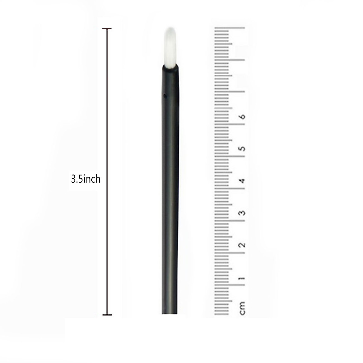 500Pcs/Set Disposable Lip Brushes Make Up Brush Lipstick Lip Gloss Wands Applicator Tool Makeup Beauty Tool Kits (Black)