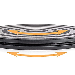 Leadleds 8" Inch Heavy Duty Rotating Swivel Steel Ball Bearings Stand for Monitor/TV/Turntable/Lazy Susan, 2-Pack