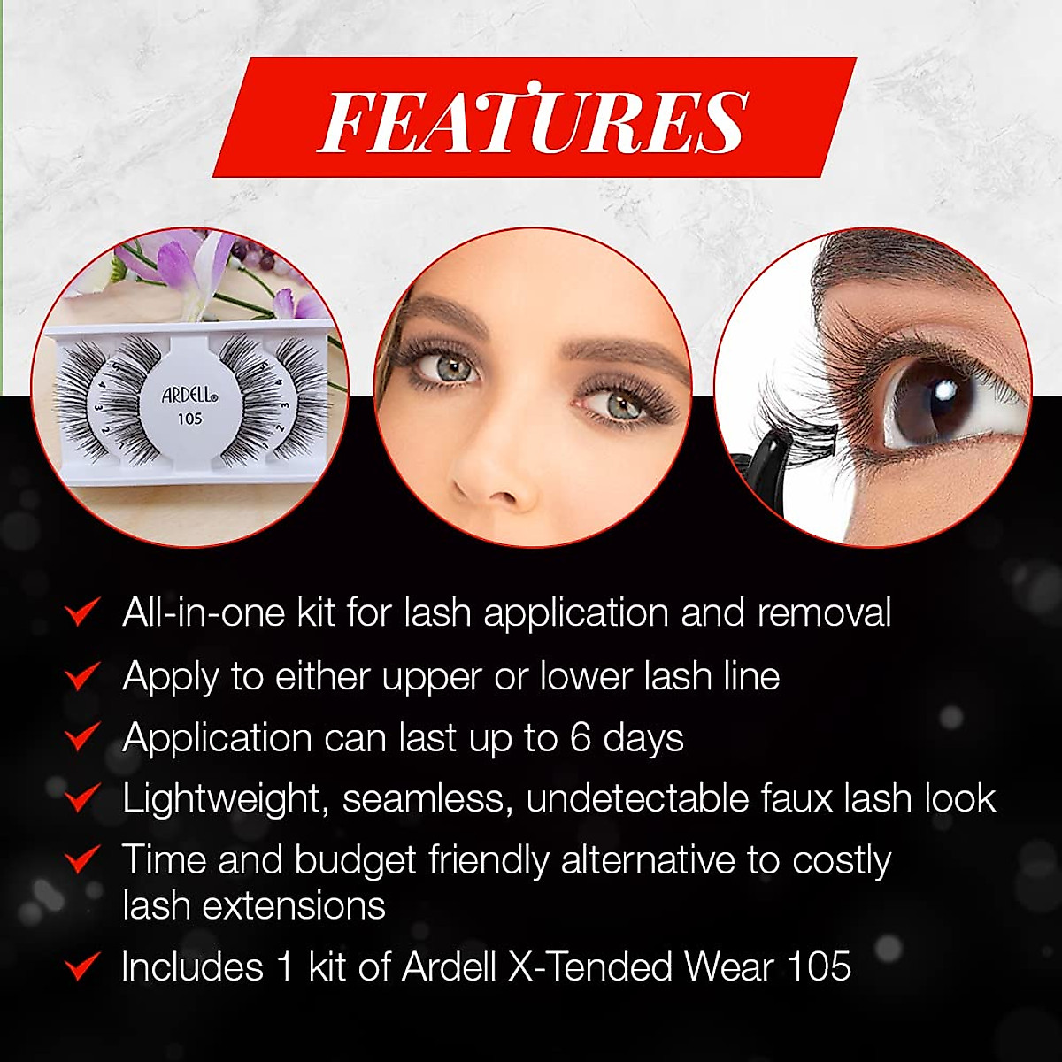 Ardell Individual Lashes X-tended Wear-105