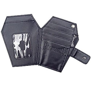 kreepsville 666 Gothic Embossed RIP Bat Spooky Coffin Wallet