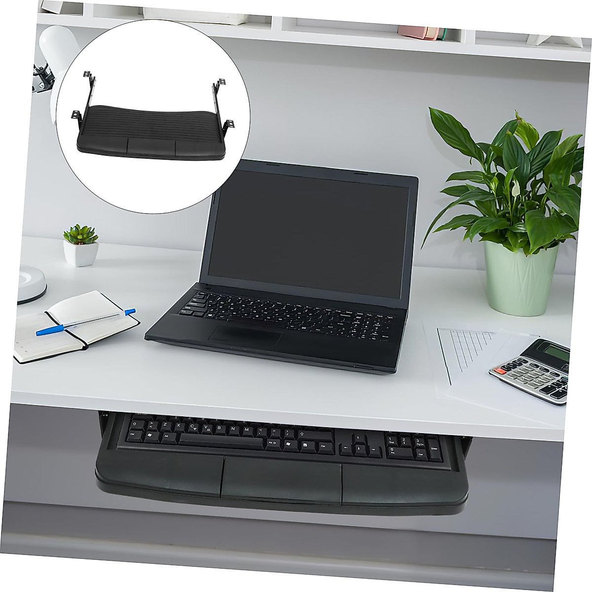 Ciieeo Storage Drawers Mouse Slide Computer Keyboards Drawer Style Tray Under Desk Storage Tray Computer Drawer
