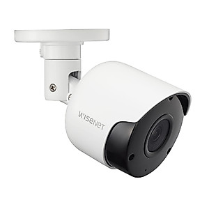 Wisenet SDC-79446BF 1080p Full HD CCTV Surveillance Weatherproof Bullet Security Camera 82ft IR Distance Plastic Housing 3.6mm Lens 103° Wide Angle