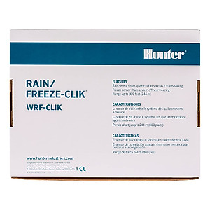 Hunter Industries WRFCLIK Hunter Clik, Wireless Rain/Freeze Sensor Combo (Includes Receiver and Transmitter), White