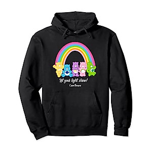 Care Bears Let Your Light Shine! Rainbow Group Poster Pullover Hoodie