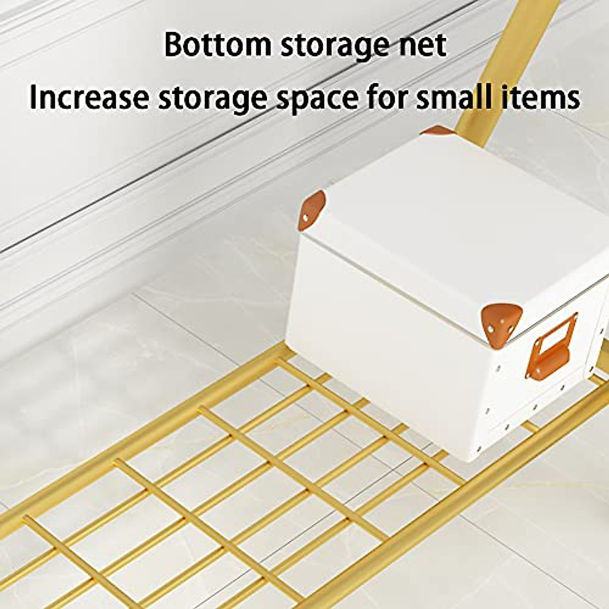AKDXM Metal Hanger Drying Rack Independent Coat Rack Weighing 90Kg Clothes Rail with Rail 4 Hooks Multifunctional Practical Bedroom Single-Pole Hanger Suitable Small Spaces,Rose Gold,120x41x150cm