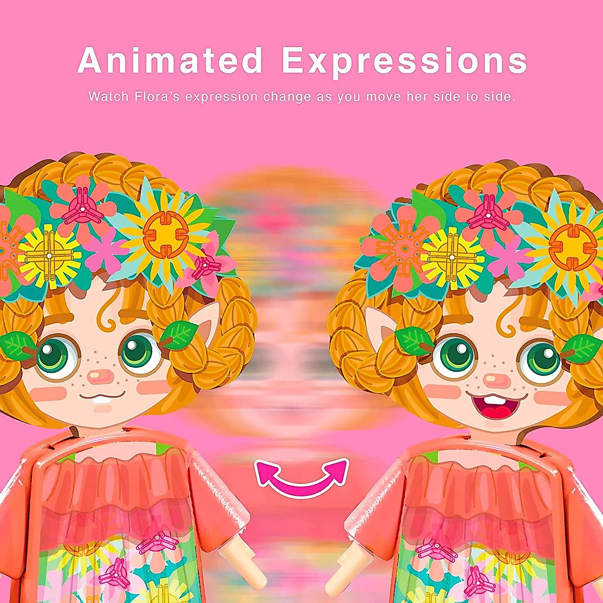 PINXIES Fairy Treehouse | Build-Your-Own Magical Forest Play Set, Kids 3D Puzzle Toy - STEM Girl Toys Ages 6-7 and Up