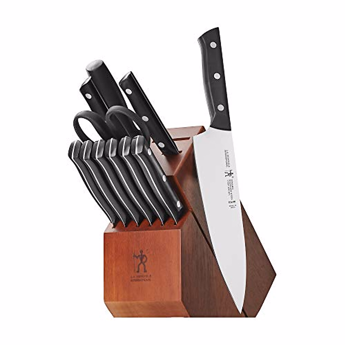 HENCKELS Dynamic Razor-Sharp 12-Piece Knife Set, Chef Knife, Bread Knife, Steak Knife, German Engineered Informed by 100+ Years of Mastery