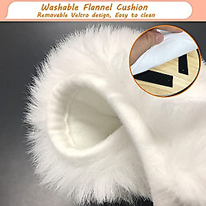 Megidok Solid Wood Cat Shelves Steps 2 Pack, Widen Cat Climbing Steps Wall Mounted Cat Furniture, Cat Perches for Wall, Cat Walkways Indoor, 8x7.5x6 inches