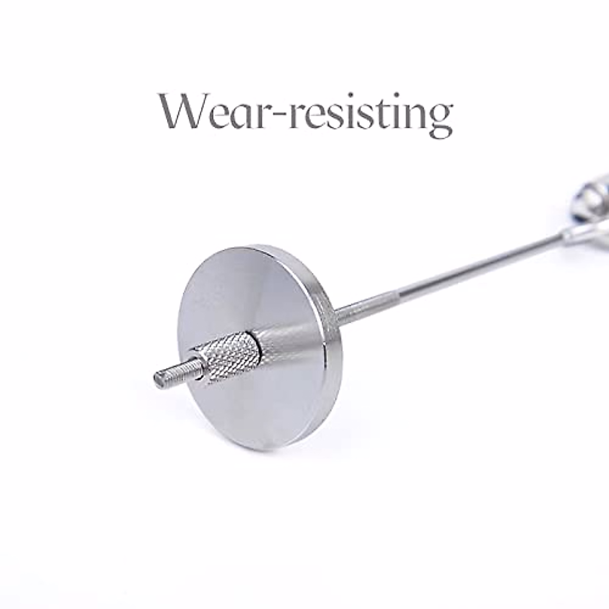 Nuatpetin Bird Food Holder, 2 PCS Stainless Steel Hanging Bird Feeders Bird Treat Skewer for Cage, Parrot Foraging Toy Feeder Toys Holder Fruit Veggies Feeding Stick for Parrot Cockatiel Macaw