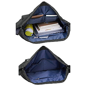 KAUKKO Drawstring Sports Backpack Gym Yoga Bag Shoulder Rucksack for Men and Women(1031-Armygreen)