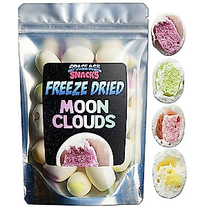 Premium Freeze Dried Candy - Moon Clouds Freeze Dried Candy Shipped in Box for Extra Protection - Space Age Snacks Freeze Dry Candy Freetles for All Ages (4 Ounce)
