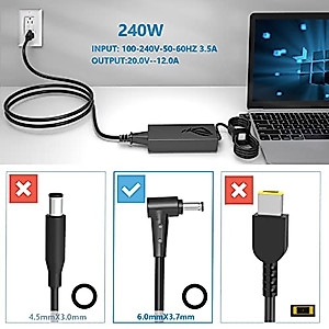 240W Zephyrus Charger ADP-240EB B for ASUS ROG Zephyrus G14 G15 G16 S15 S17 M15 M16 GX550LXS RTX2080 G733QM G733QR G733QS GX701 ROG Strix Scar 15 17 Laptop Power Adapter