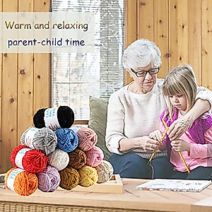 2PCS Soft Chenille Yarn Blanket Yarn,Velvet Yarn for Knitting,Fancy Yarn for Crochet,Crochet Yarn for Sweater/Hat/Blankets/DIY Craft(Orange)