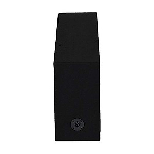 Q Power Chuchero Dual Pre Loaded 10 Inch Speaker Sub Box Enclosure w/ 2 Tweeters