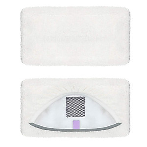 4 Pack Steam Mop Pads for Bissell Symphony 1252 1606670 1543 1652 1132 1530 11326 Vacuum and Steam Mop, Bissell 2747A Replacement Pads, Bissel Symphony Pet Mop Pads, Microfiber Washable & Reusable