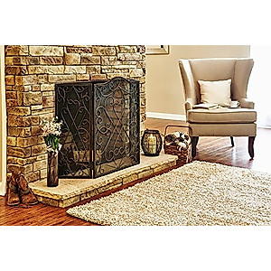 Unique Loom Solid Shag Collection Area Rug (4' 1" x 6' 1" Rectangle, Taupe)