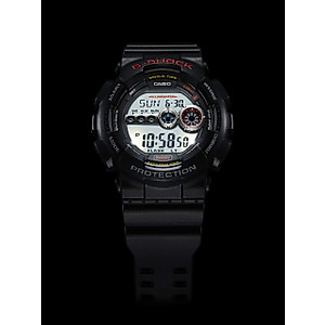 Casio G Shock Men's GD-100-1ACR G-Shock Digital Display Quartz Black Watch