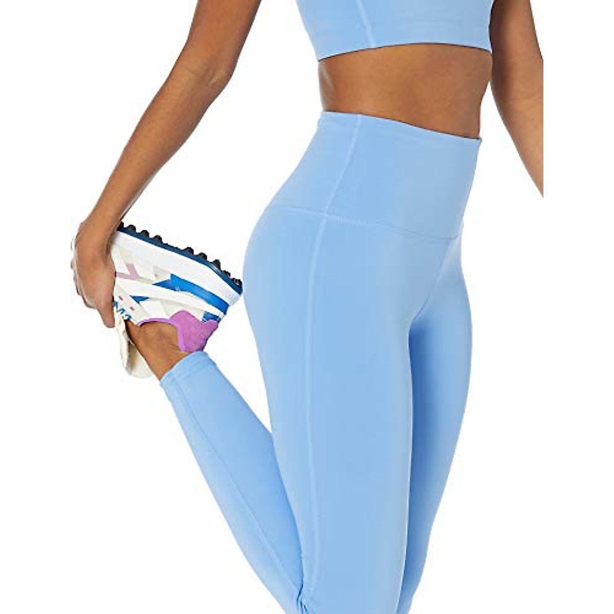 Amazon Essentials Women's Active Sculpt High-Rise Full-Length Legging (Available in Plus Size), French Blue, Small