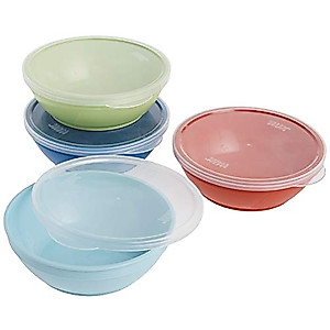 First Essentials by NUK Bunch-a-Bowls, Assorted Colors, 4-Pack