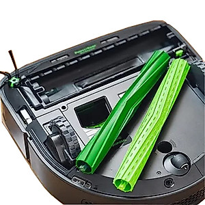 COSIN 2 Sets Dual Multi-Surface Rubber Brushes, Replacement Parts for IRobot Roomba S9 (9150) S9+ S9 Plus (9550), Vacuum Cleaner Roller Brush